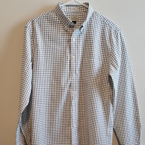 J. Crew | Shirts | J Crew Black And White Grid Pattern Shirt | Poshmark